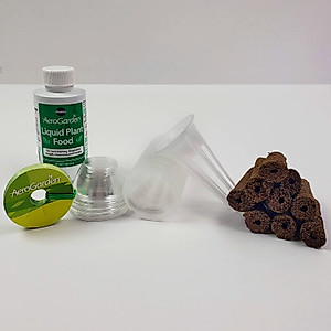 AeroGarden Harvest Elite Indoor Garden Hydroponic System with LED Grow Light and Herb Kit + AeroGarden Grow Anything Seed Pod Kit