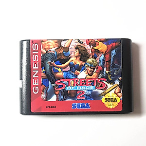 Royal Retro Streets Of Rage 3in1 For Sega Genesis Mega Drive 16 Bit Game Cartridge For PAL And NTSC (Black)