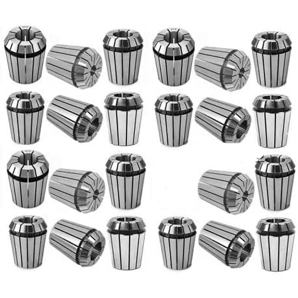 ER32 Collet Set By 16th And 32nds 25PC set Industrial Grade