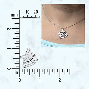 Dazzling Paws Jewelry Sterling Silver Rough Coat Collie Pendant Only