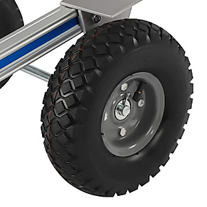 Steel Hand Truck Dolly 500 lbs Weight Capacity Folding Hand Truck Moving Dolly for Luggage Shopping Silver