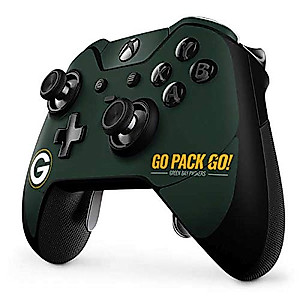 Skinit Decal Gaming Skin Compatible with Xbox One Elite Controller - Officially Licensed NFL Green Bay Packers Team Motto Design