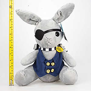 Big Fun Black Butler Kuroshitsuji Ciel Phantomhive Rabbit Plush Doll (Gray)