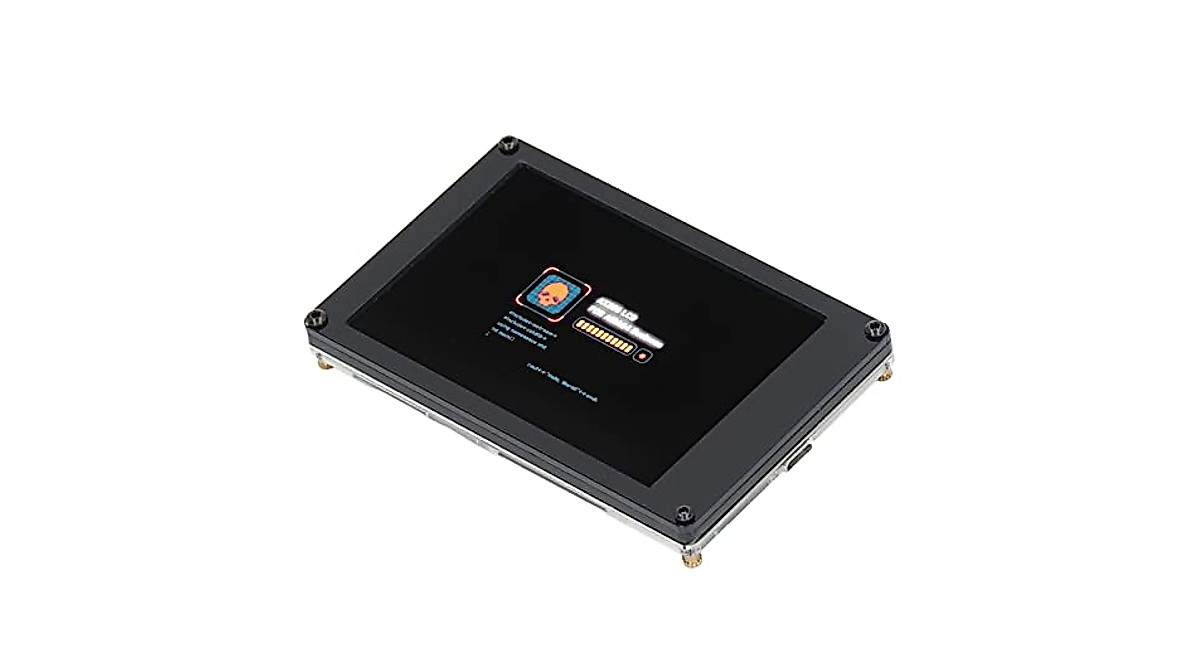 FECAMOS Mini LCD Display, 3.5in IPS Monitor Subscreen Easy to Install ...