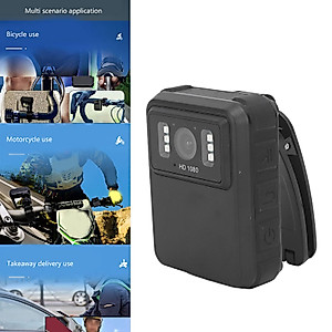 Ultra HD Sports Camera, 2K 2160P Sports Camera Back Clip Large Wide Angle with 1/4 Thread Hole for Outdoor