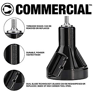 Lumberjack Tools 1" & 2" Commercial Starter Kit (CSK2) , Black