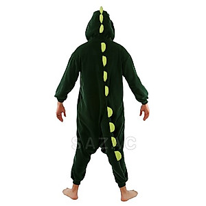 SAZAC Dinosaur Kigurumi - Onesie Jumpsuit Halloween Costume
