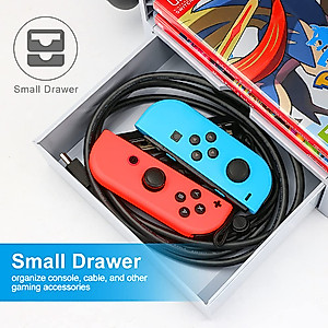 Number-one Game Storage Tower Bracket, Multifunction Gaming Disks Organizer Rack, Most Storage 10 Disk, 2 Headsets Stand 4 Controllers Holder, Compatible with PS5/PS4/XBOX Series Accessories, White