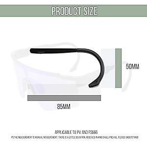 NICBOOY 3 Packs Rubber Earpiece For Sports Sunglasses, Replacement Ear Piece For Brand Sunglasses,  Anti-slip Silicone Earpiece Sports Sunglasses