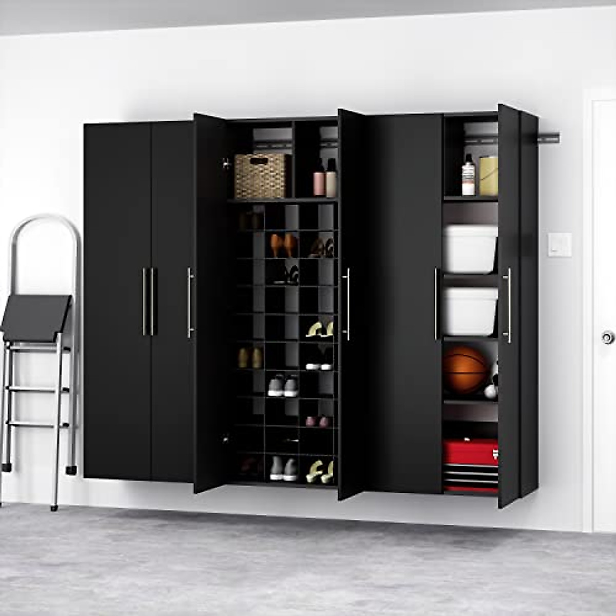 Prepac HangUps Shoe Storage, Black