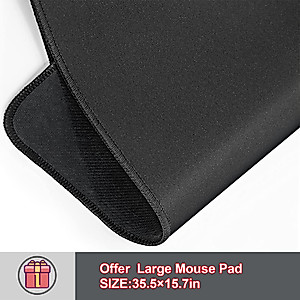 Legooin Electric Standing Adjustable Height Desk 55'' x 24''Sit Stand Desk with Double Crossbeam Structure, 27''-45'' Lifting Range Stand up Desk(Brown Arc)