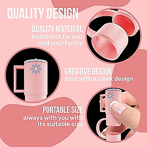 Straw Cover For Stanley, 5 PCS Suitable Silicone Stanley Cup Straw Cover - Variable Colour Stanley Straw Cover - Straw Covers for Reusable Straws - Stanley Cup Accessories - Mix Covers (5 PCS, Mix)