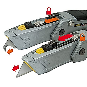 Stanley XTHT0-10502 Folding knife with two blades, Silver