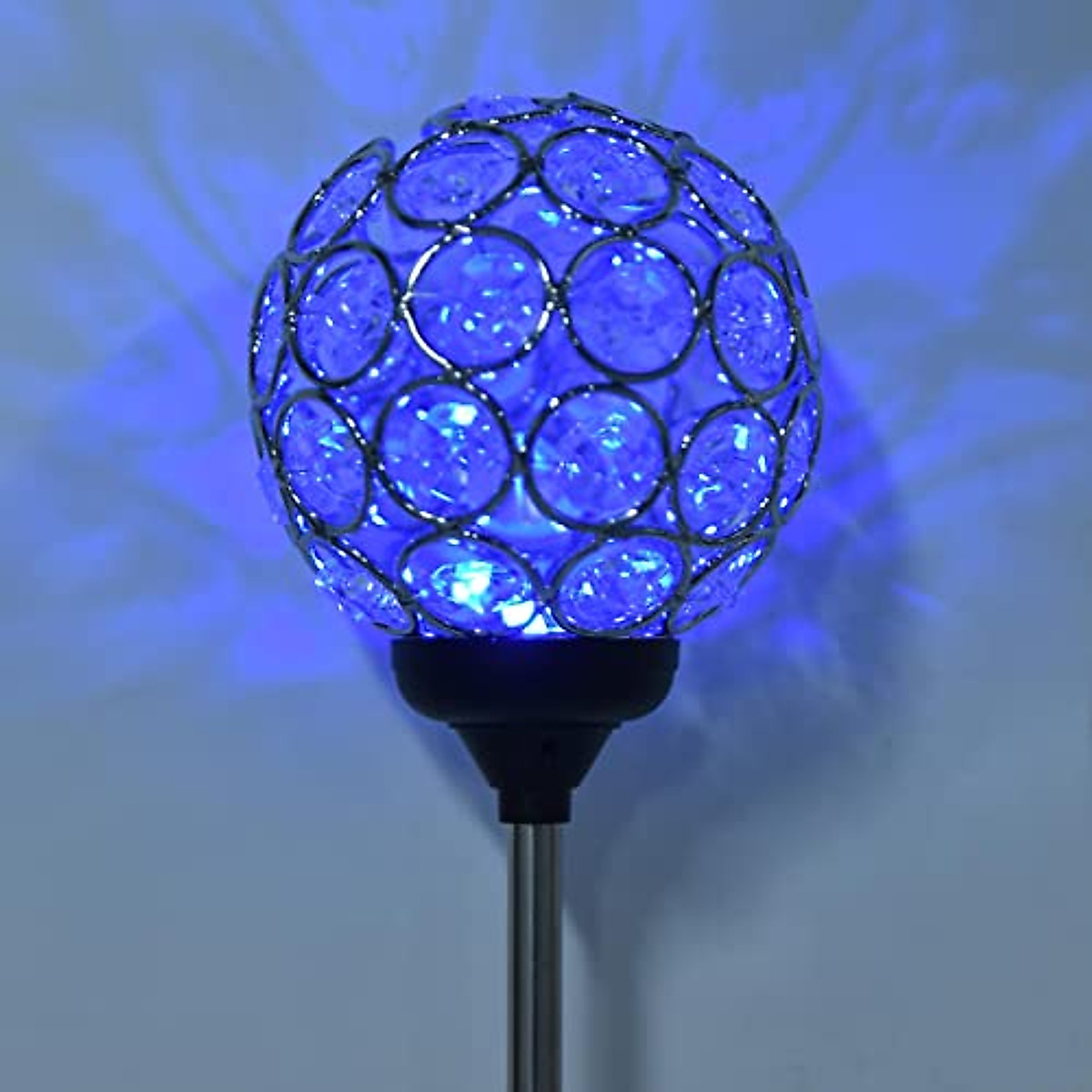 Solar Garden Lights, Ground Plug IP65 Waterproof 78cm/30.71in Height Automatic Lighting Romantic Outdoor Decorative Lights for Homes Porches Fences Terraces