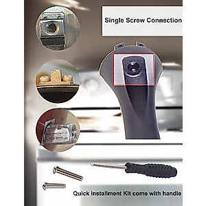 Pot Handle Replacement, 1 Qt Saucepan Replacement Pot Handle Single Screw with Installment Kit