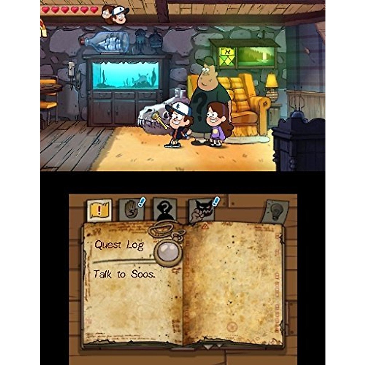 Gravity Falls: Legend of the Gnome Gemulets - Nintendo 3DS Standard Edition (Renewed)