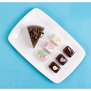 HIC Harold Import Co. HIC Kitchen Rectangular Platter, 14-Inch, White