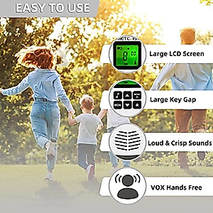 Retevis RT45 Walkie Talkies, Long Range Walkie Talkies for Adults, Family 2 Way Radio NOAA, Flashlight, VOX, Rechargeable Two Way Radio 4 Pack for Hiking, Camping, Cruise Ships