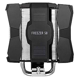 ARCTIC Freezer 50 (incl. A-RGB Controller) - Multi Compatible Dual Tower CPU Fan with A-RGB, CPU Air Cooler for AMD and Intel, Two Pressure-Optimised Fans, 6 Heatpipes, Incl. MX-4 Thermal Paste