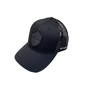 Columbia Men`s Mesh Snapback Cap (as1, Alpha, one_Size, Standard, Black(XU1209-015)/B, One Size)