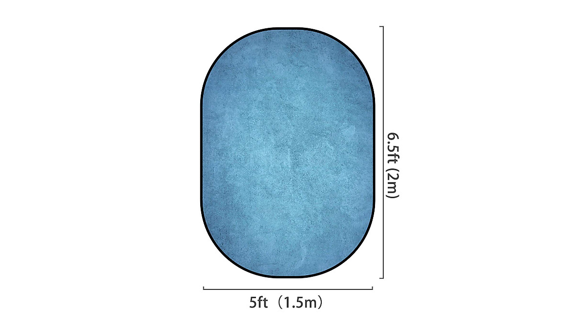 Kate Collapsible Backdrop Pop Up Photo Backdrops Grey Blue Folded ...