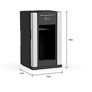 Frigidaire EFMIS567_AMZ 18 Can OR 4 Wine Bottle Retro Beverage Fridge, Temperature Control, Thermoelectric, FreonFree, Stainless