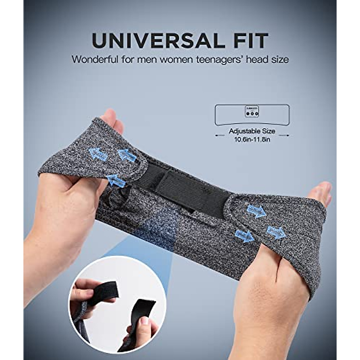 Lavince Sleep Headphones, Adjustable Soft Sleep Headphones Headband,Sleep Headband Bluetooth Headphones with Built in Speakers Perfect for Sleep,Workout,Running,Yoga,Travel,Insomnia