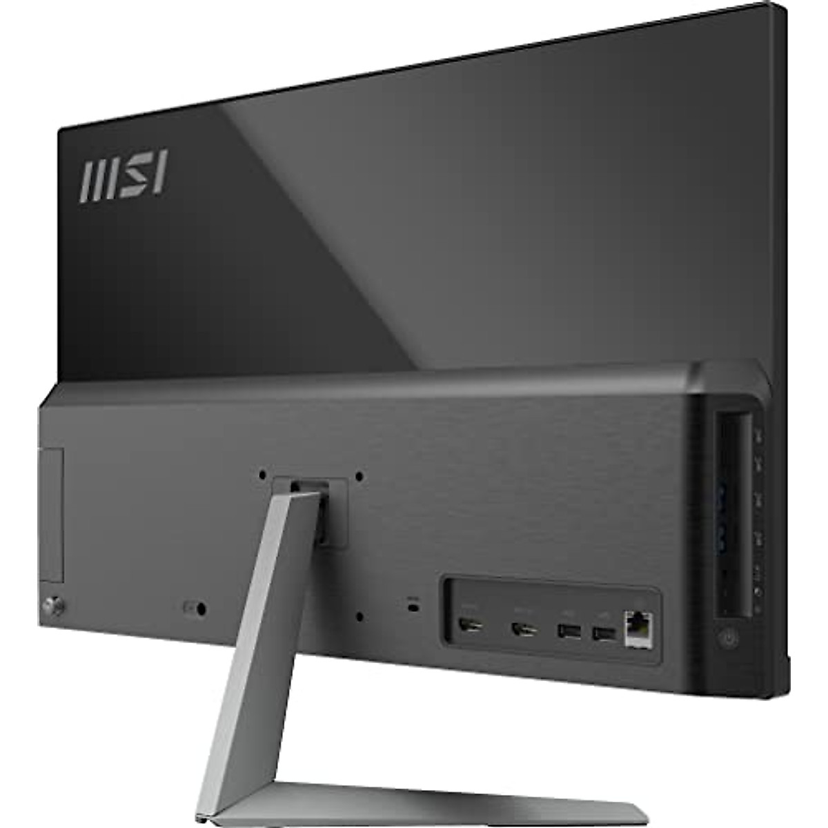MSI Modern AM242 AIO Desktop, 23.8" FHD IPS-Grade LED, Intel Pentium G7505, 4GB Memory, 128GB SSD, WiFi 5, BT 5.1, Black, Windows 11 PRO (11M-893US)