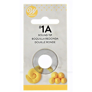 Wilton Decorating Tip-1A Round Carded, Package May Vary
