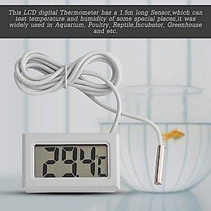Mini LED Digital Temperature Meter Display Probe Digital Sensor LCD Thermometer for Refrigerator, Refrigeration Machine