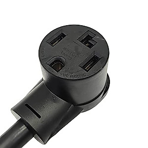 Parkworld 885972 Generator adapter cord NEMA L14-30P male to Dryer 14-30R female 1FT