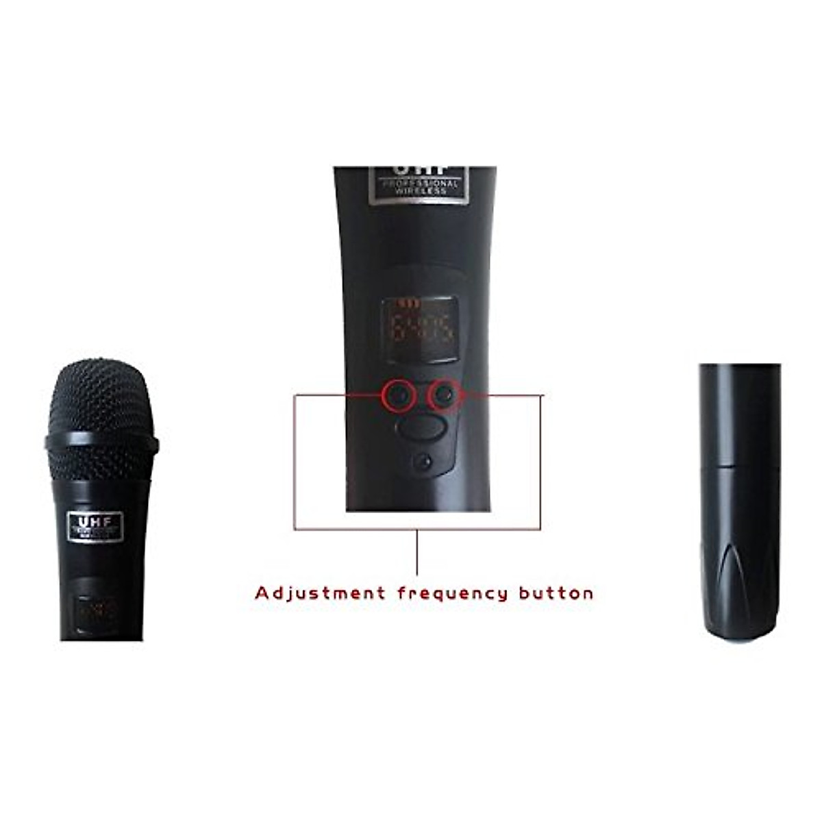 Martin Ranger U6800R-MINI Portable UHF Wireless Microphone Interference-Free Long Distance Operation, Ideal for Karaoke, Church, Weddings