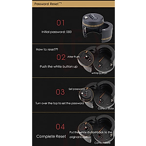 GOSONO Plastic Bottle Password Wine Lock Combination Stopper Vacuum Plug Device Preservation For Furniture Lock Hardware champagne keep fresh bottle Plug