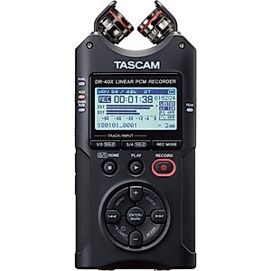 Tascam DR-40X FOUR TRACK AUDIO RECORDER/USB AUDIO INTERFACE