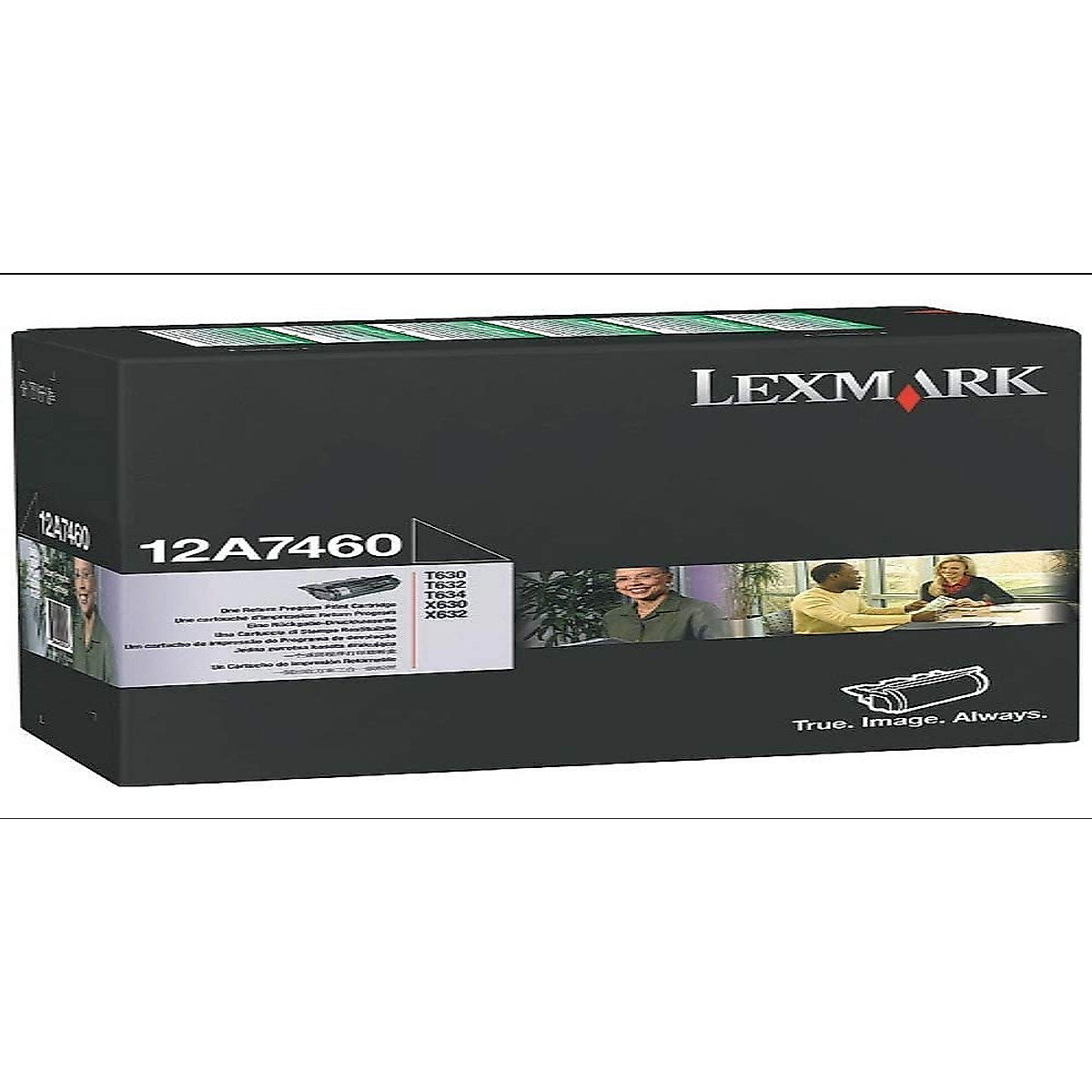 Lexmark 12A7460 T630 T632 T634 X630 X632 X634 Toner Cartridge (Black) in Retail Packaging