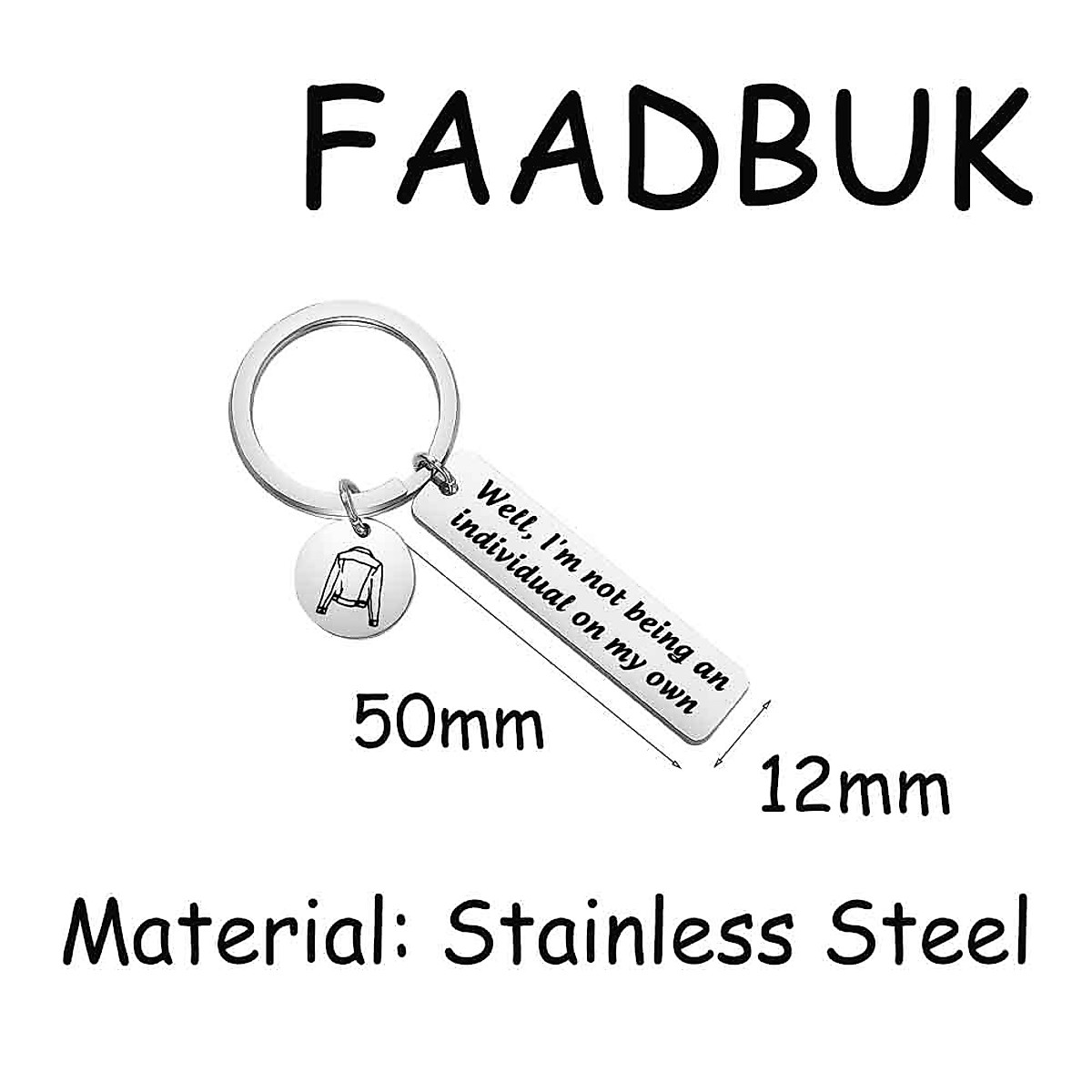 FAADBUK TV Show Inspired Gift TV Show Fans Gift Claire Gift Well I'm Not Being an Individual On My own (Not Being an Individual)