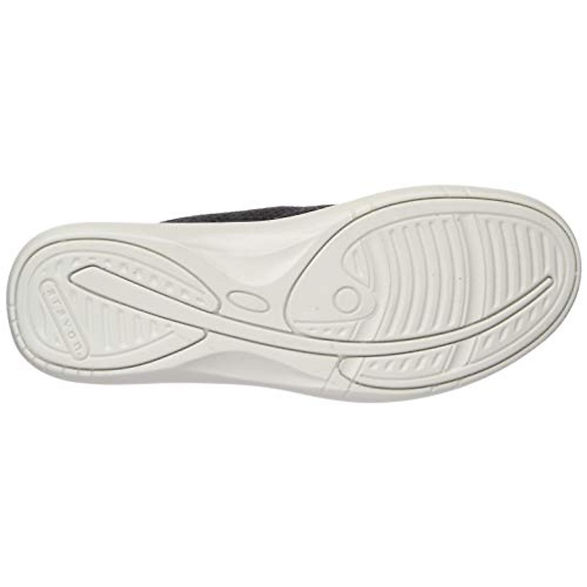 Aravon Women's PC Mesh Bungee Sneaker, Black Knit, 9