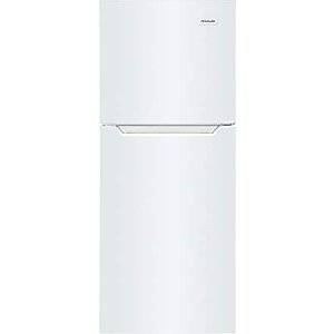 Frigidaire 10.1 Cu. Ft. Compact ADA Top Freezer Refrigerator in White with Electronic Control Panel, Reversible Door Swing, ENERGY STAR