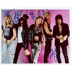 Kirkland Guns and Roses, Classic Rock Group, 8 X 10 Photo Autograph on Glossy Photo Paper