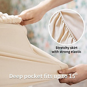 Allyouland Heated Mattress Pad Queen Size Dual Control- Electric Mattress Pad 60x80+15 inches 6 Heat Settings Adjustable 1-10 Hour Auto-Off ETL Certified Fast Heat Overheat Protection Machine Washable