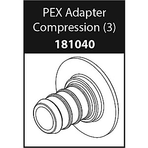 Moen 181040 Commercial PEX Adapter Compression Adapter Kit