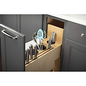 No Wiggle 8" Magnetic Knife Organizer Soft-close Pullout
