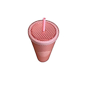 Starbucks 2022 Valentine's Soft Touch Pink Studded Venti (24 oz.) Tumbler