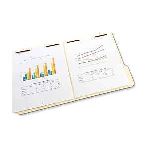 Amazon Basics Manila File Folders with Fasteners - Letter Size, 50-Pack