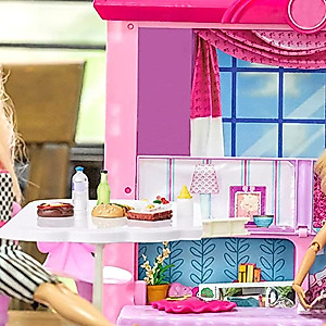 150 Pieces Miniature Food Dollhouse Miniature Food Drink Bottle Toy Assorted Pretend Foods Dollhouse Accessories Mixed Resin Kitchen Food Toy Hamburger Cake Ice Cream Pizza Bread for Adults Teenagers