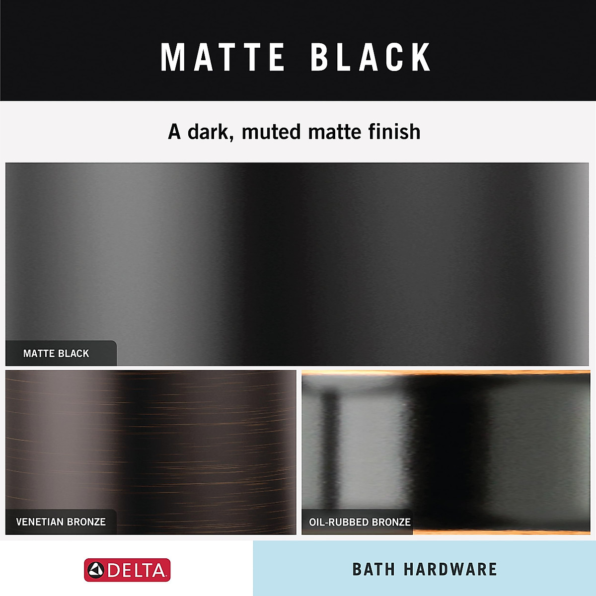 Delta Faucet 77655-BL Stryke Double Post Pivoting Toilet Paper Holder, 9.75 x 3.39 x 2.13 Inches, Matte Black