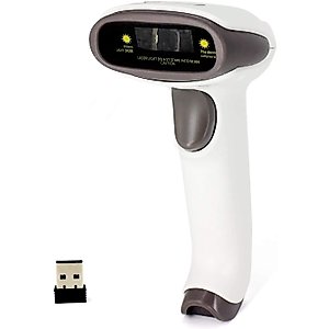 Wireless USB Barcode Scanner,Symcode Handheld Automatic CCD Barcode Scanner Reader 2.4GHz Wireless & USB2.0 Wired, Support Mac OS X, Android, Windows 10 and IOS 9