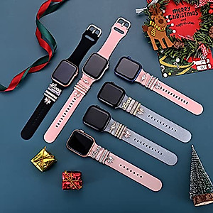 Decorative Love Rings Loops Compatible with Apple Watch Silicone leather Bands Charms 45mm 44mm 42mm 41mm 40mm 38mm 7 6 5 4 3 2 1 Diamond Sparkle Ornament metal resin Charms Slide Accessories for iwatch Series 7 6 5 4 3 2 1 (No Watch Band)Shell Silver