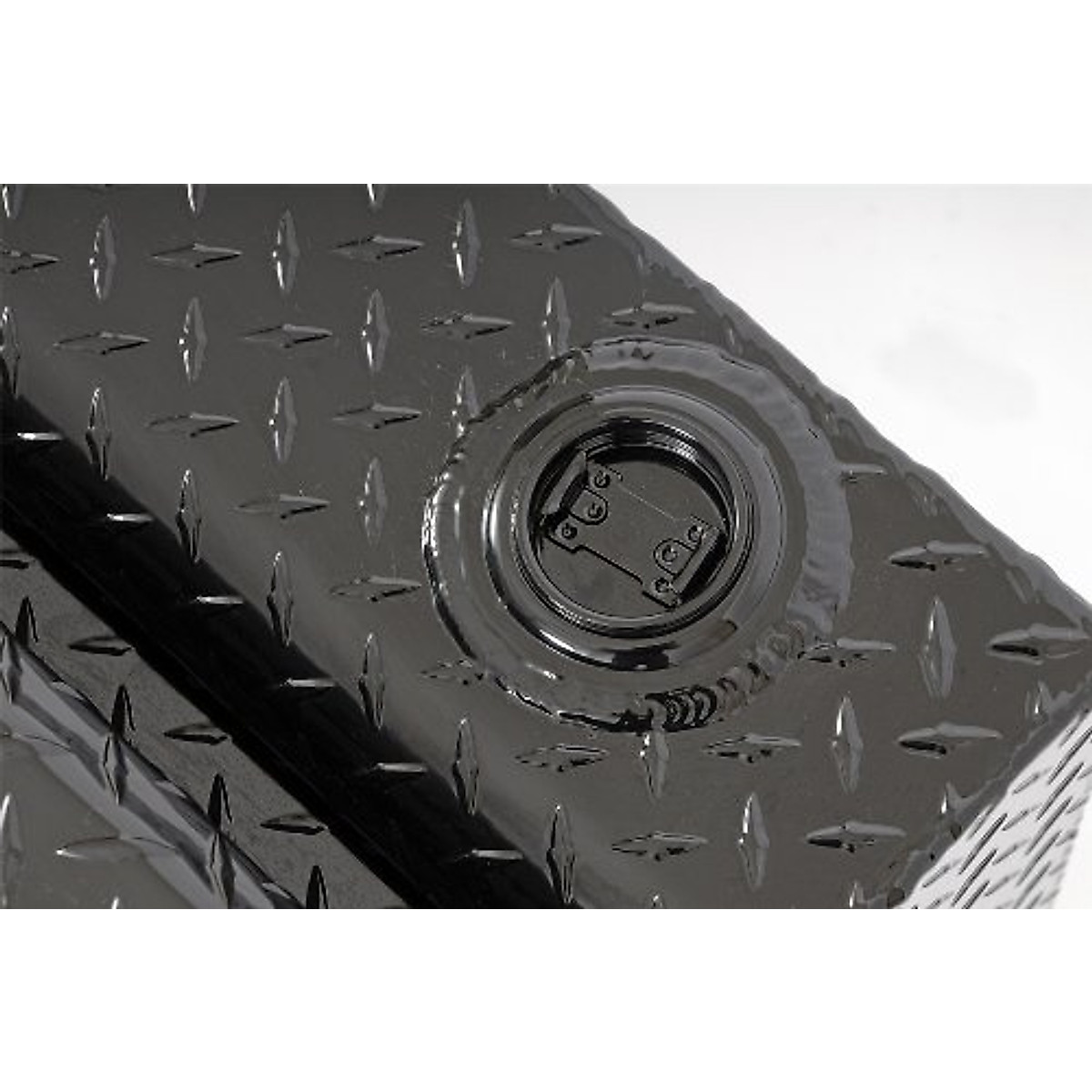 Dee Zee DZ91742XB (92 gallon) Auxiliary Diesel Combo Transfer Tank & Tool Box - Black Aluminum