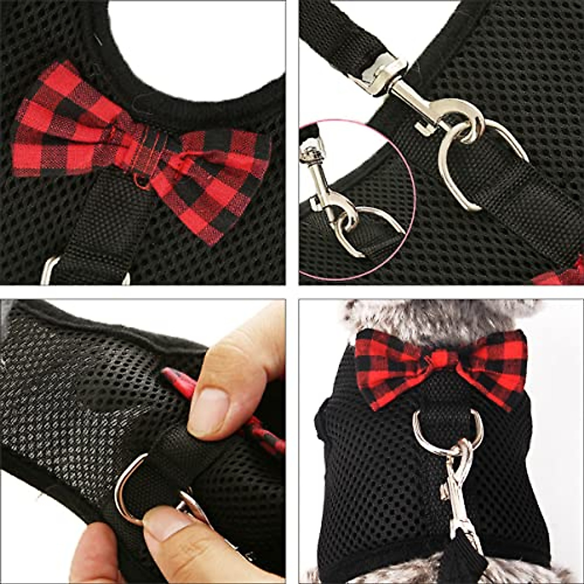 Mipcase 1 Set Harness Rope Breathable of Supplies Guinea Chinchilla Type Training M Pet Walking Animal Harnesses Puppy Straps Cat Chest Back Leash Squirrel Rabbit Strap Small for Outdoor
